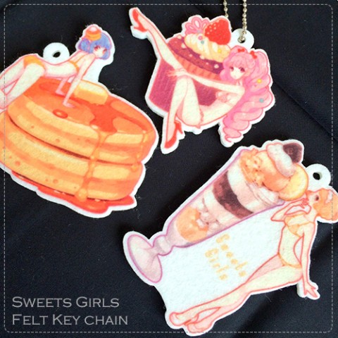 【ERIMO】SWEETS GIRLSフェルトキーホルダー / vvstore