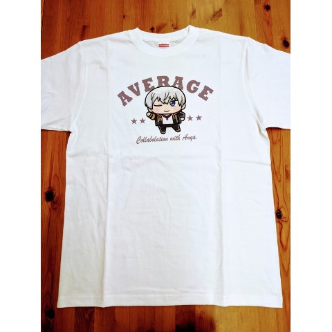 【アベレージ×あにゃ】コラボTシャツ（白）Sサイズ ＜特典付き＞ / vvstore