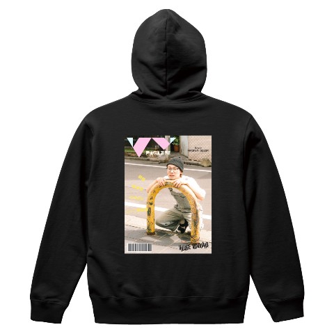 【鈴木浩文】パーカー BK（Lサイズ） / vvstore