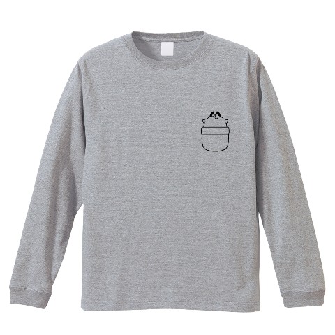 【ペケこ第二弾】ロンT GY M / vvstore