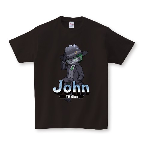 【TIE J0hn】Tシャツ BK（Lサイズ） / vvstore
