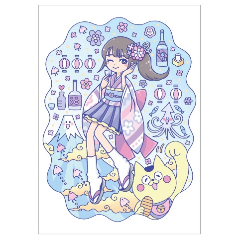 【原田彩楓】A4ファブリックパネル / vvstore