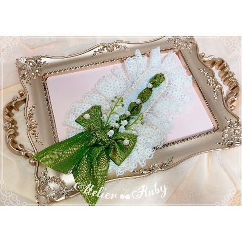 【Atelier Ruby】Ellipse Headdress（GREEN） / vvstore