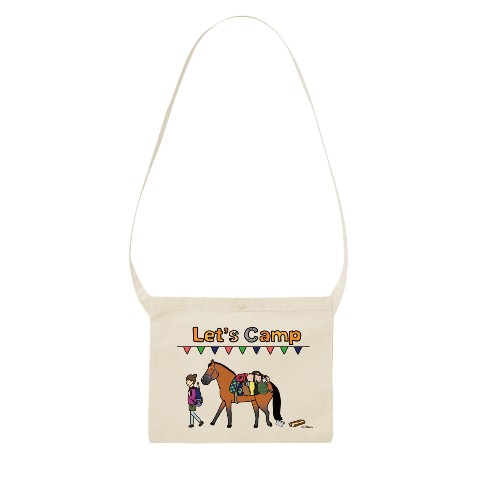 【都丸ちよ×おがわじゅり】サコッシュ Let’sCamp / vvstore