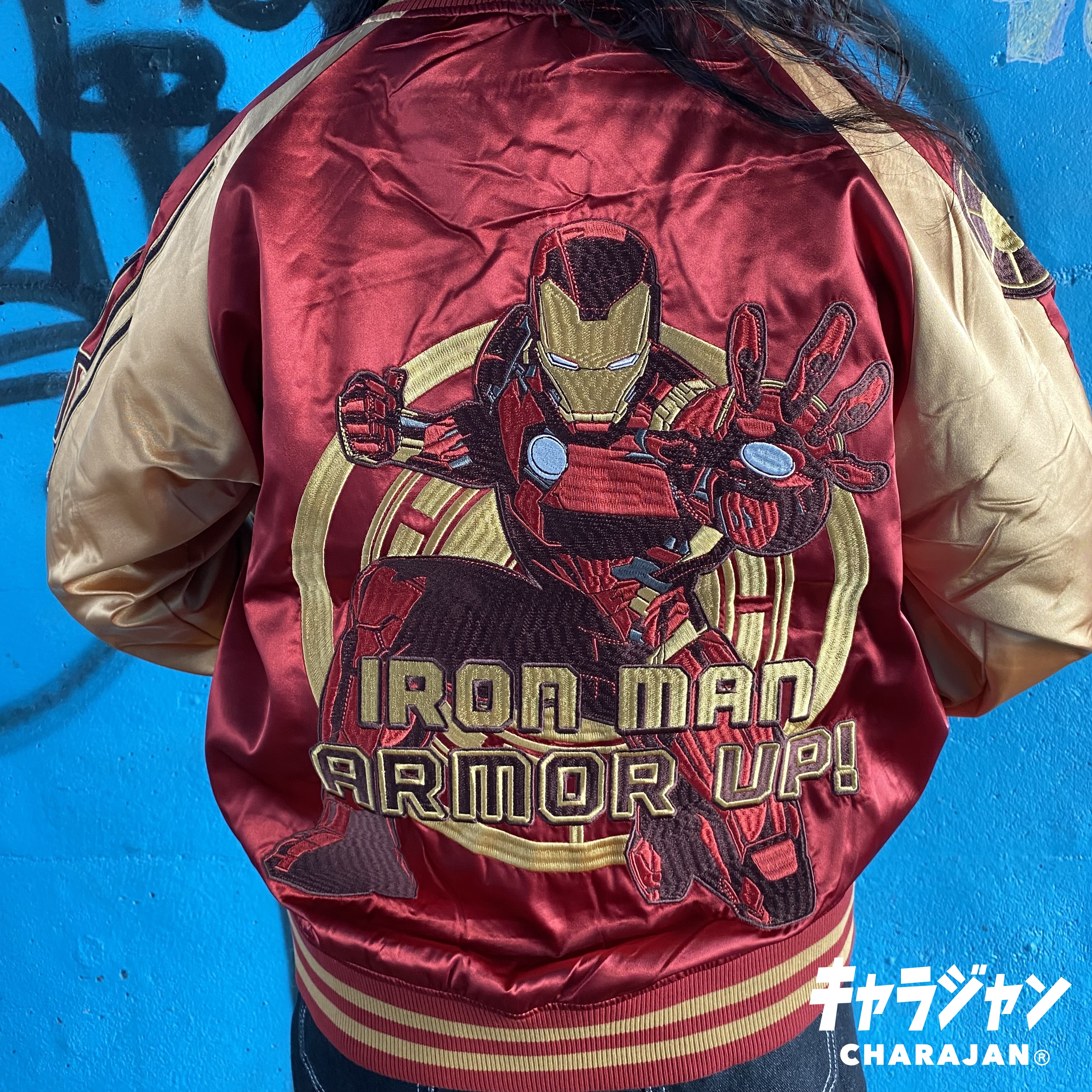 【MARVEL】アイアンマン アーマーアップ スカジャン / vvstore