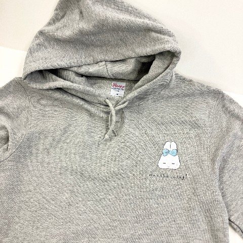 【難聴うさぎ】パーカー（Lサイズ） / vvstore