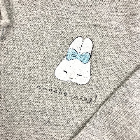 【難聴うさぎ】パーカー（Lサイズ） / vvstore