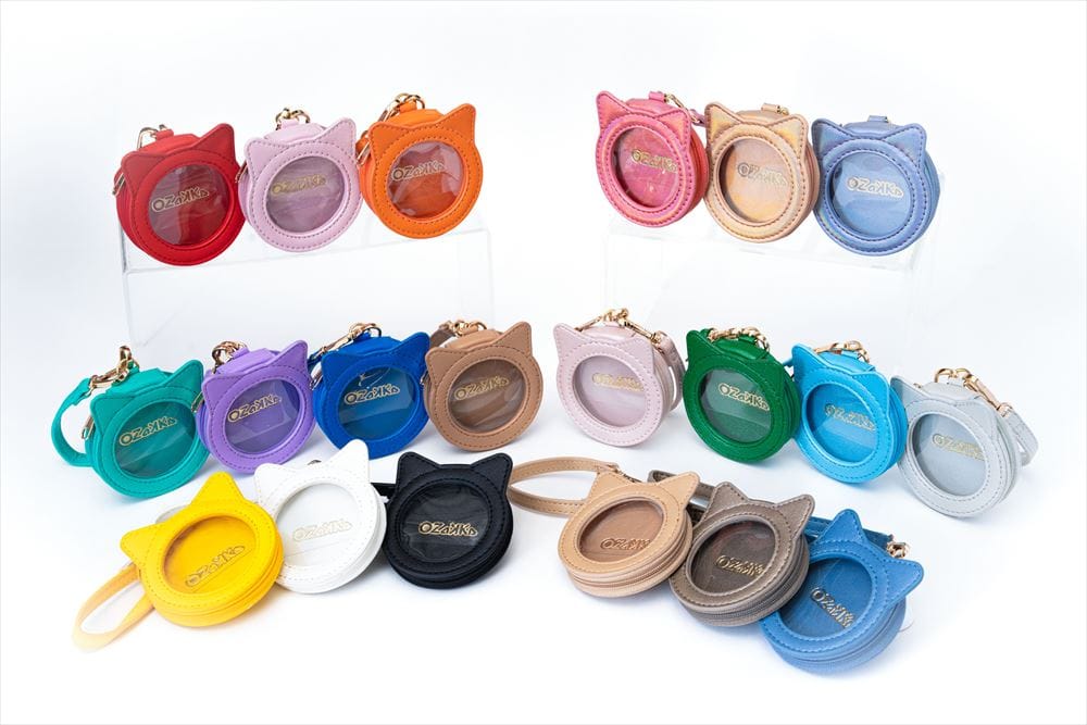 ねこみみ缶バッジケース オレンジ / vvstore