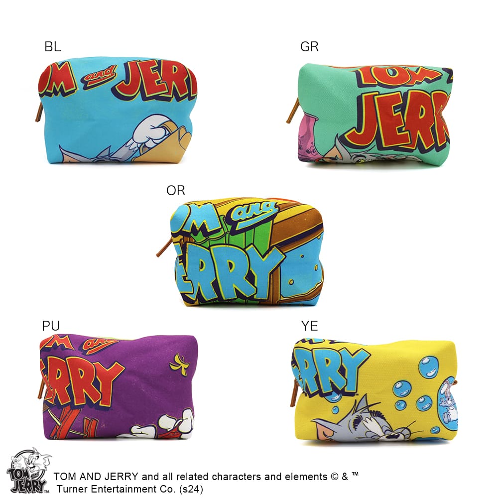 【トムとジェリー】ポスターアートポーチ OR / vvstore