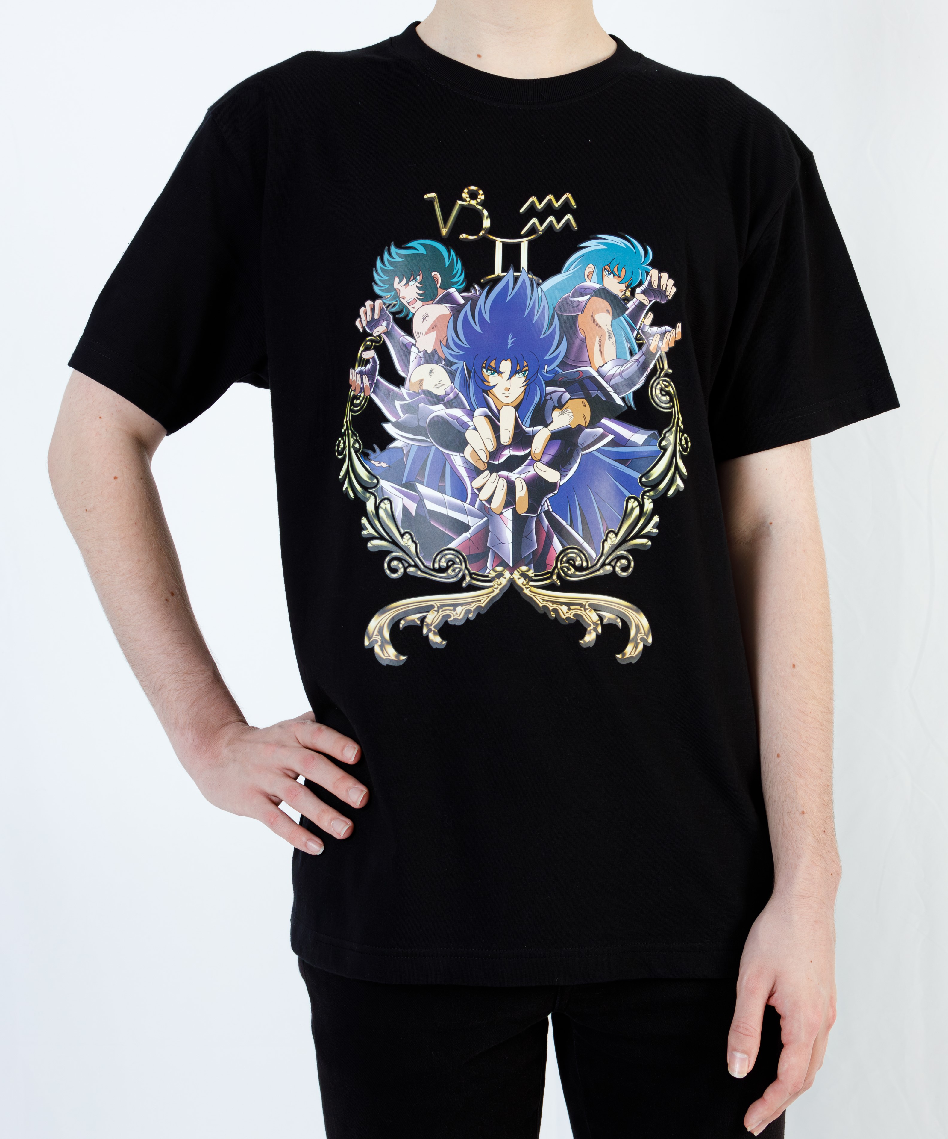 【聖闘士星矢】ｱﾃﾅｴｸｽｸﾗﾒｰｼｮﾝ(ｻｶﾞ･ｼｭﾗ･ｶﾐｭ)/BLK/L / vvstore