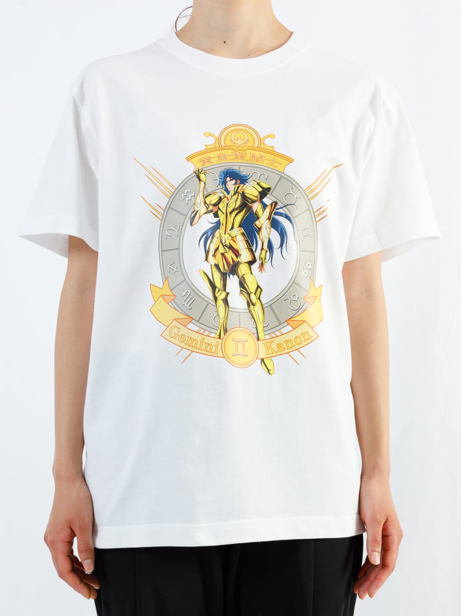 【聖闘士星矢】黄金ｼﾞｪﾐﾆのｶﾉﾝTﾊｰﾃﾞｽ編/WHT/L / vvstore