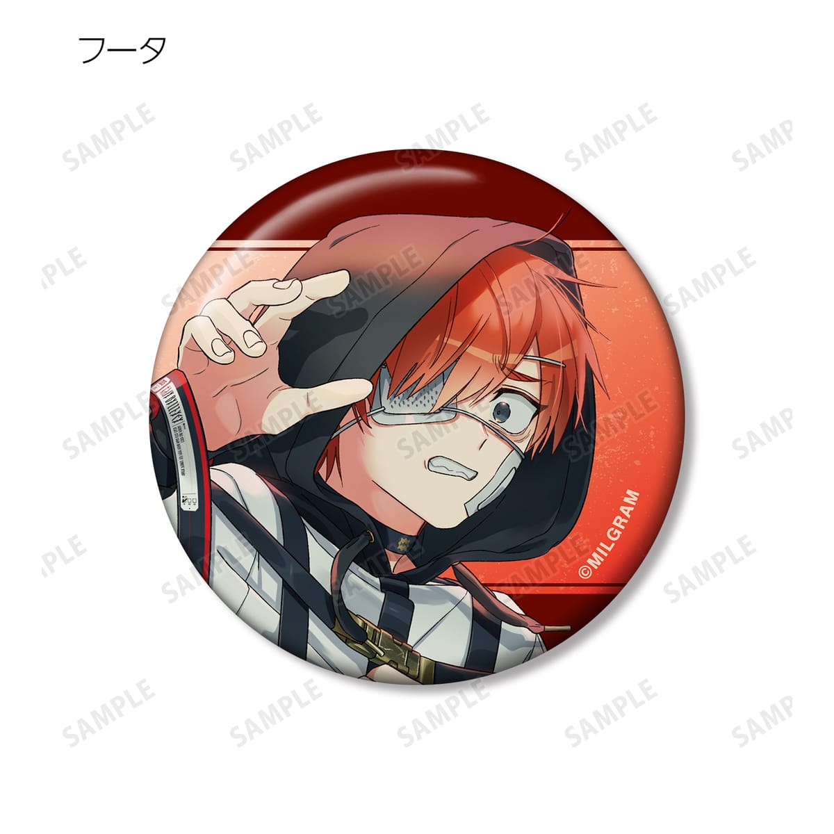 【MILGRAM -ミルグラム-】第二審ジャケットver. トレーディング缶バッジ(単位/BOX)(10個入) / vvstore