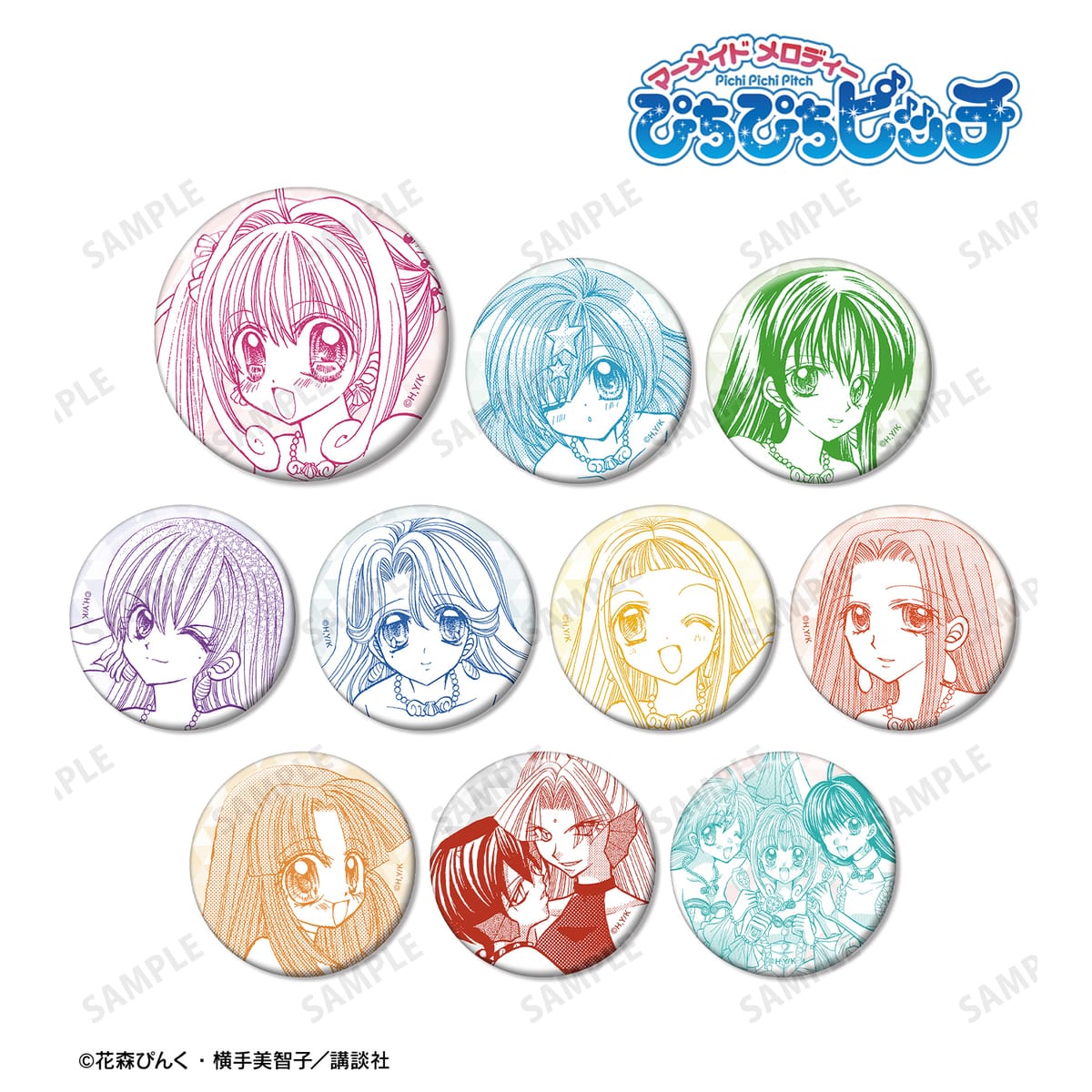 【ぴちぴちピッチ】トレーディング原作コマ缶バッジ(単位/BOX)(10個入) / vvstore