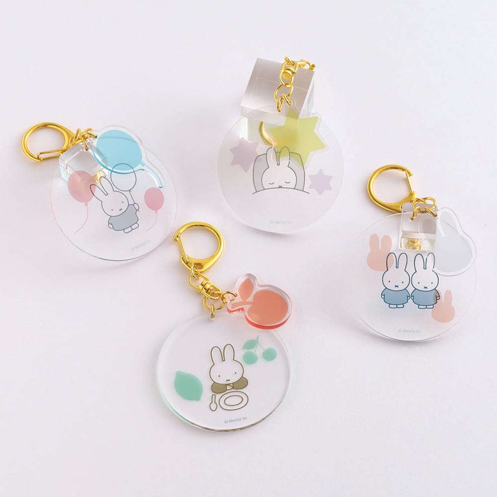【ミッフィー】ツインキーホルダー（balloon） / vvstore