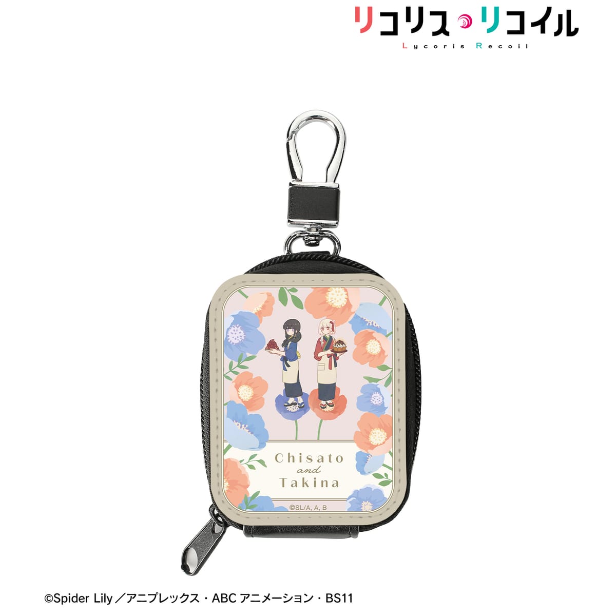 【リコリス・リコイル】錦木千束&井ノ上たきな Botania 合皮レザーミニポーチ ver.D / vvstore