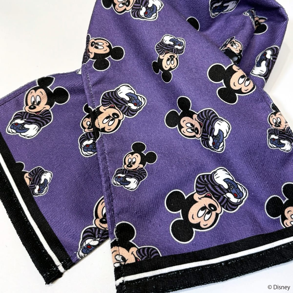 【ジャック・オ・蘭たん】フェイスタオル パープル 総柄 / vvstore