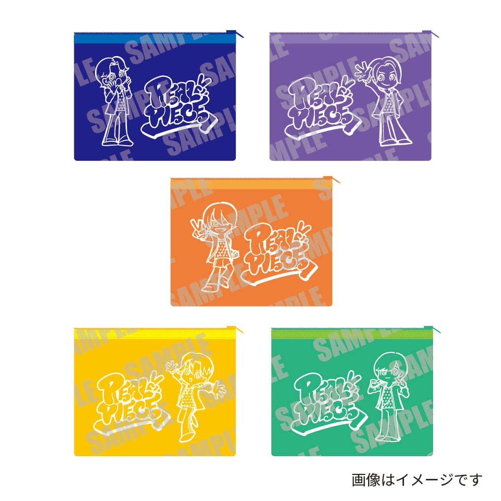 【リアルピース】ビニールカラーポーチ Kacho / vvstore