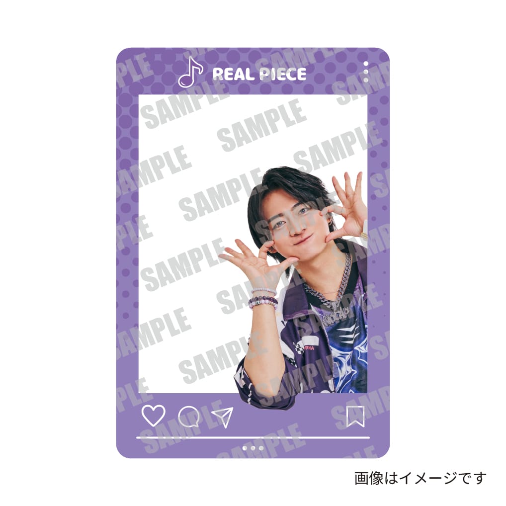 【リアルピース】【EC限定】トレーディングSNS風カード 実写≪セット≫(全5種)実写 / vvstore