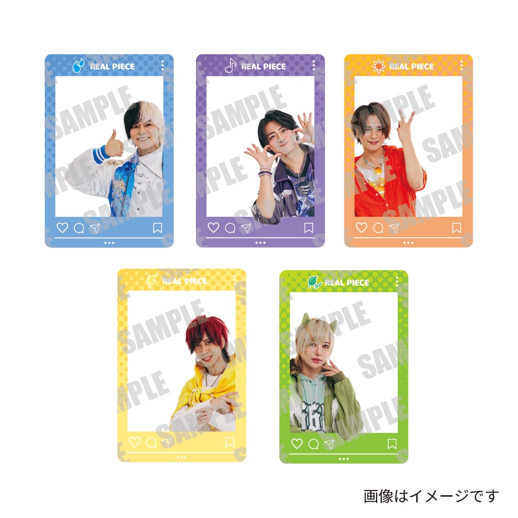 【リアルピース】【EC限定】トレーディングSNS風カード 実写≪セット≫(全5種)実写 / vvstore