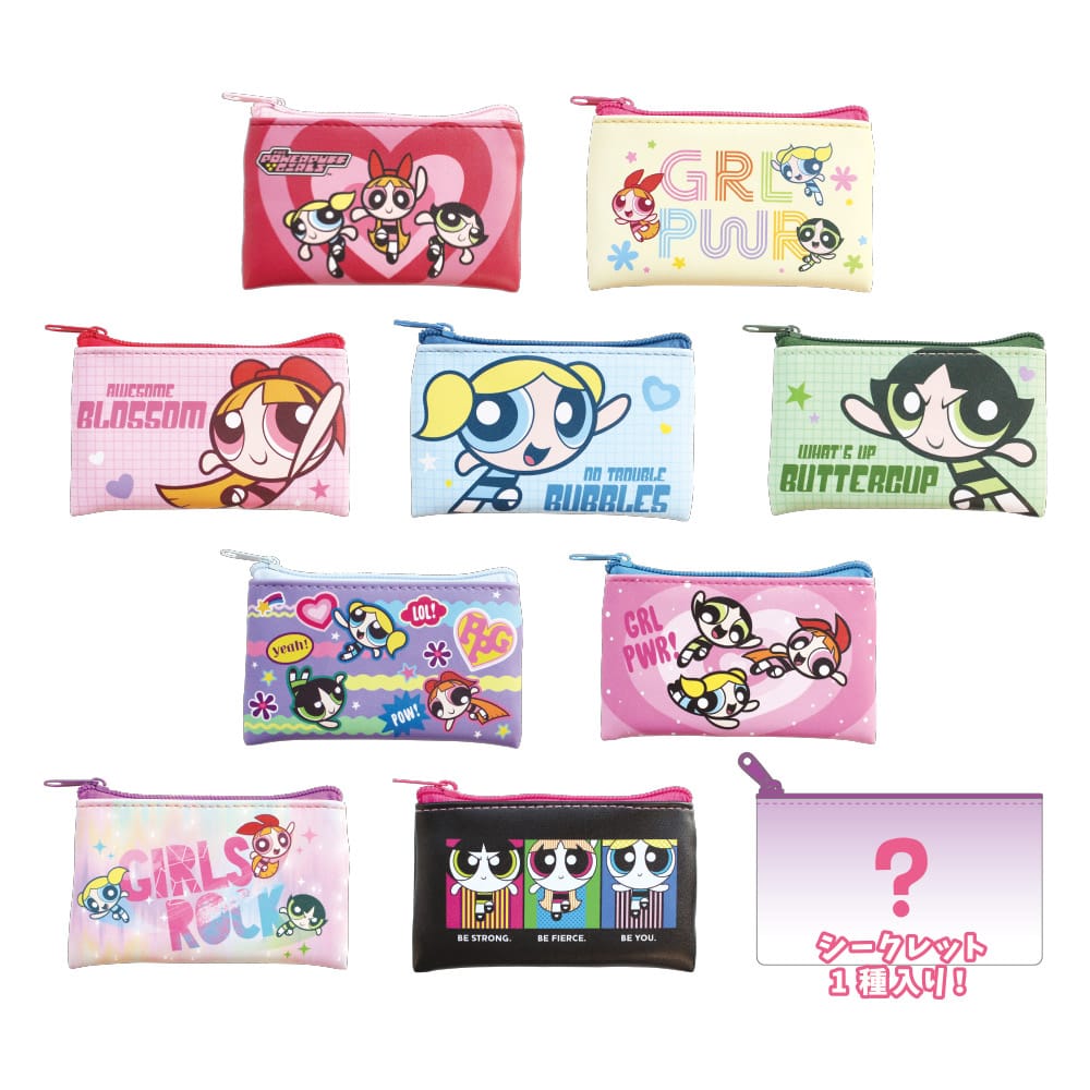 【パワーパフ ガールズ】シークレットフラットミニポーチ 単品（10種） / vvstore