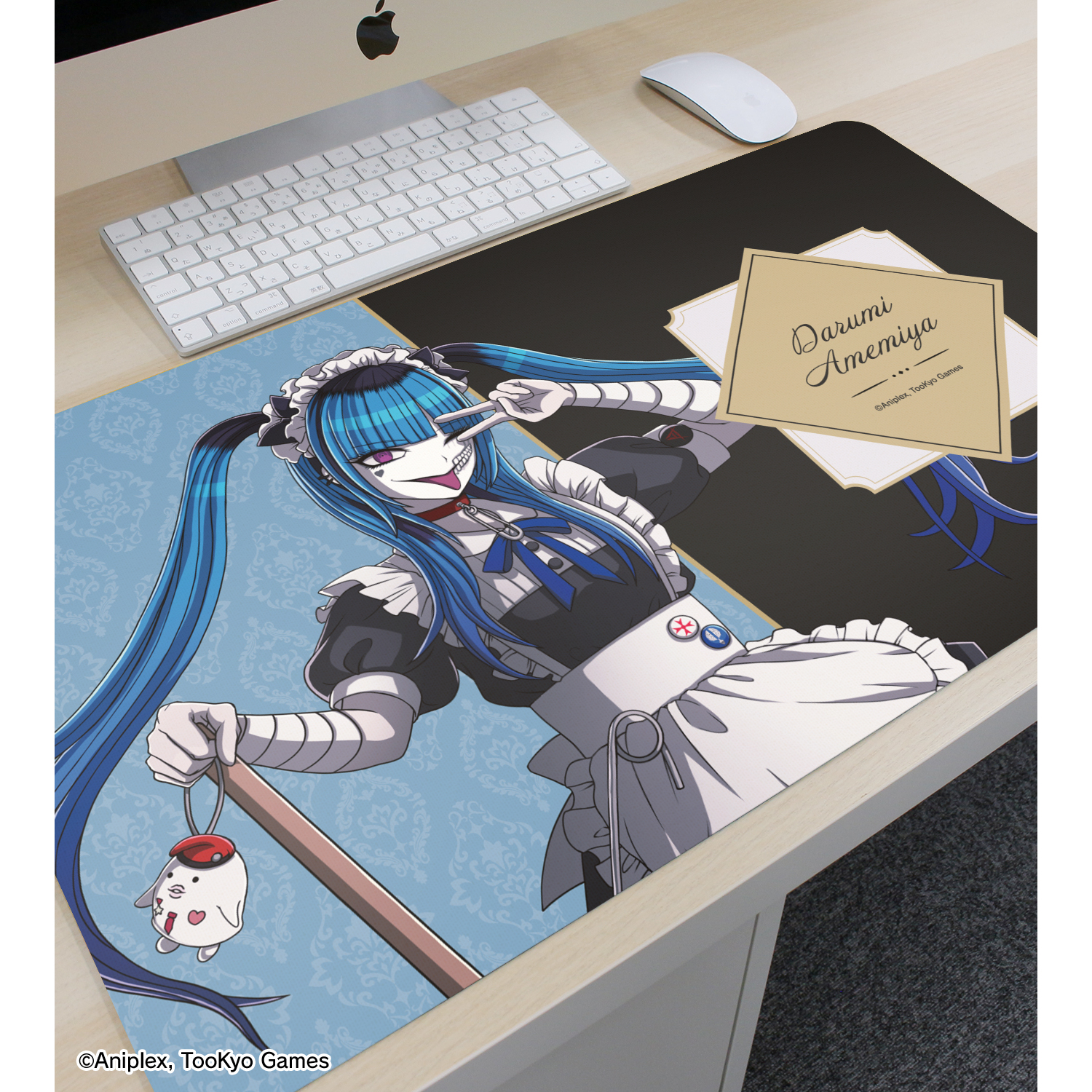 【HUNDRED LINE -最終防衛学園-】描き下ろし 飴宮怠美 メイドver. マルチデスクマット / vvstore