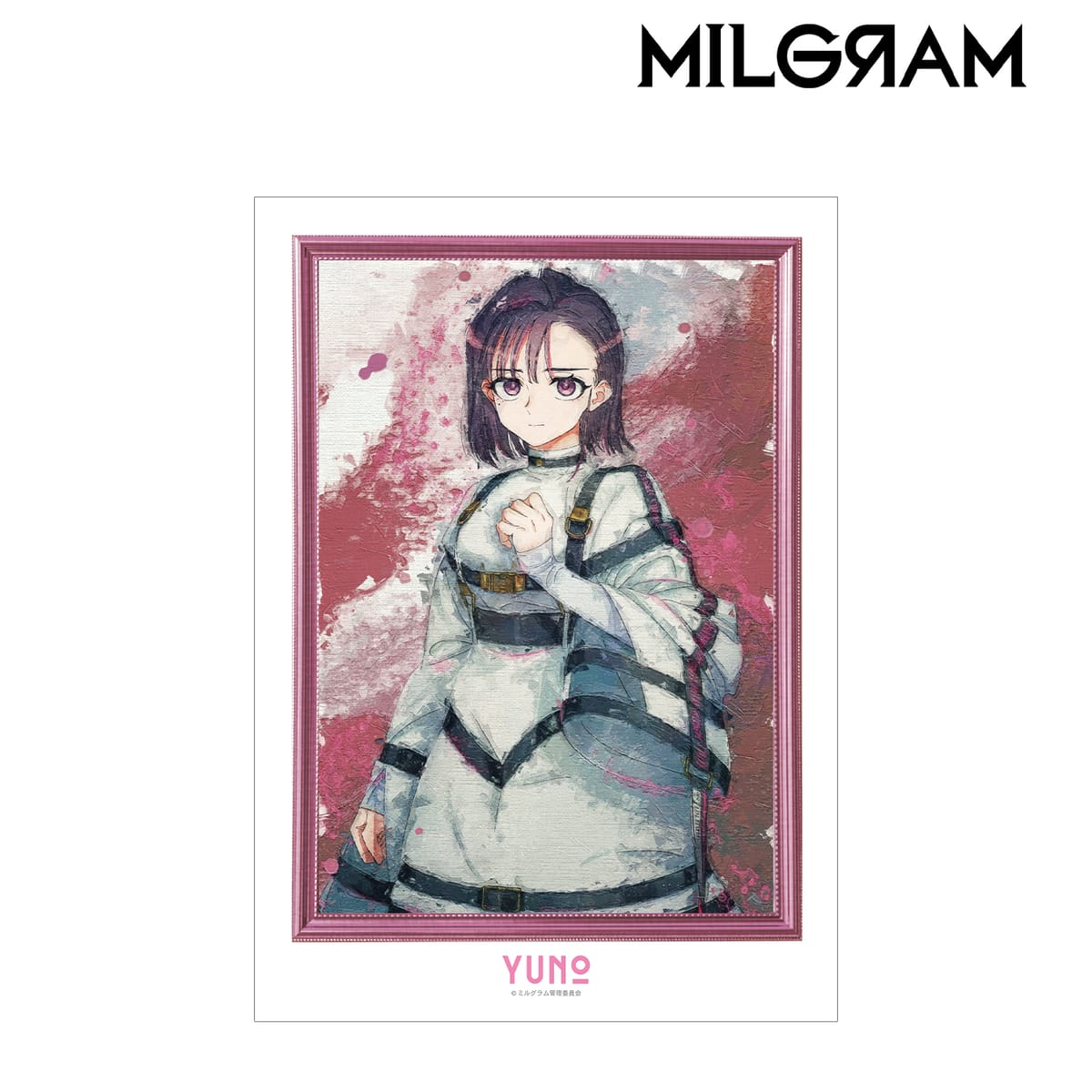 【MILGRAM -ミルグラム-】ユノ grunge CANVAS A3マット加工ポスター / vvstore