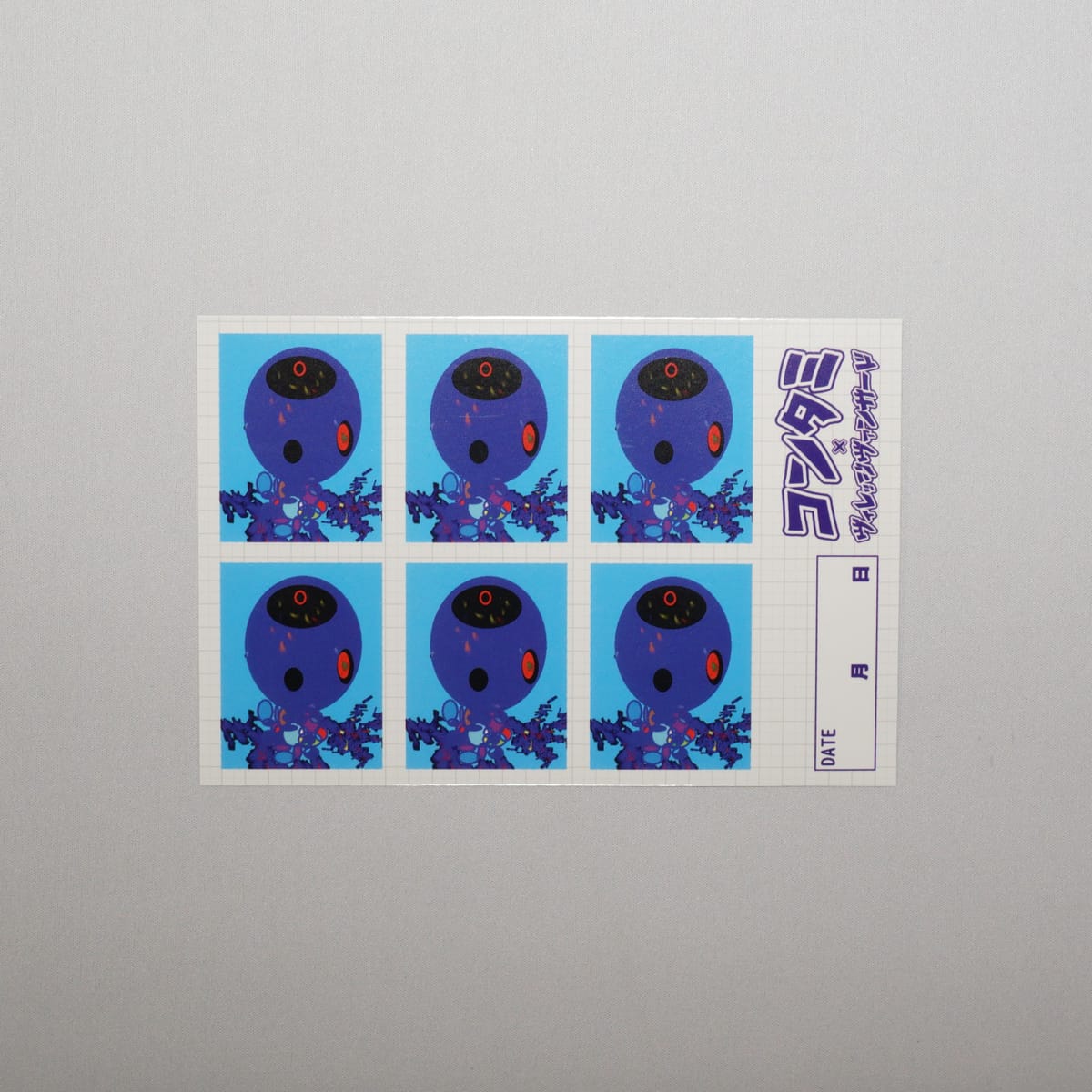 【コンタミ】証明写真風ステッカー トレーディング≪単品≫（全5種ランダム） / vvstore