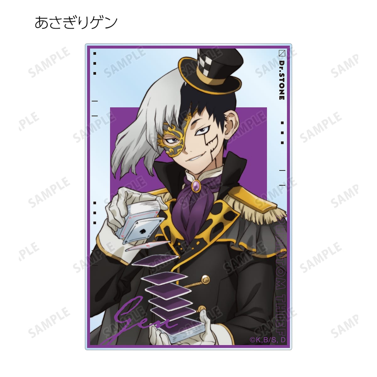 【Dr.STONE】描き下ろしイラスト 怪盗団ver. トレーディングアクリルカード(単位/BOX)(8個入) / vvstore