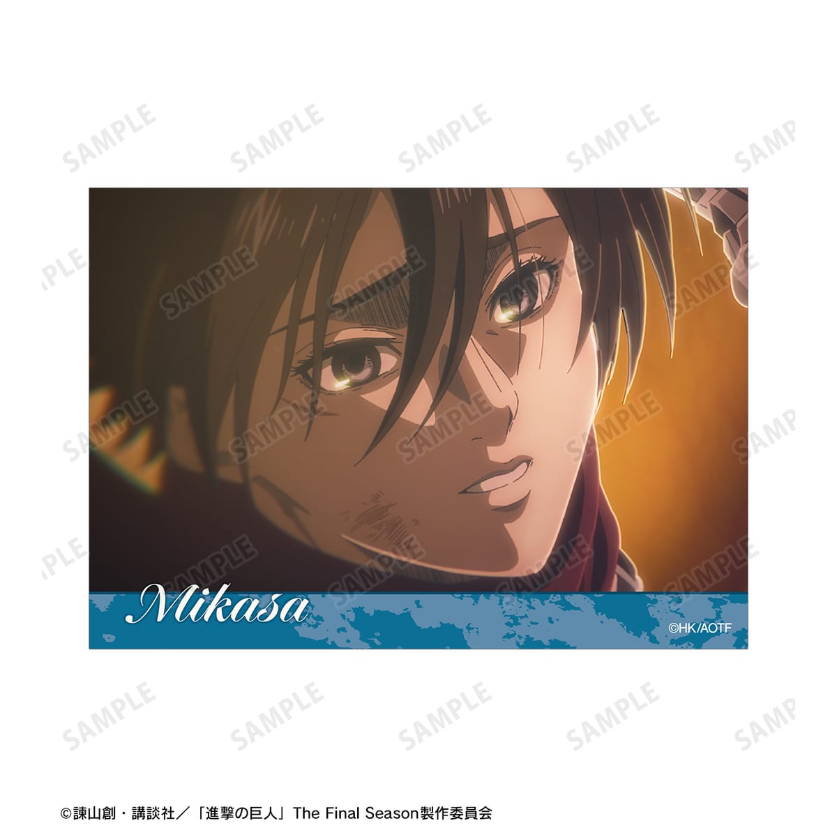 【進撃の巨人】ミカサ 場面写ブロマイド3枚セット vol.2 / vvstore